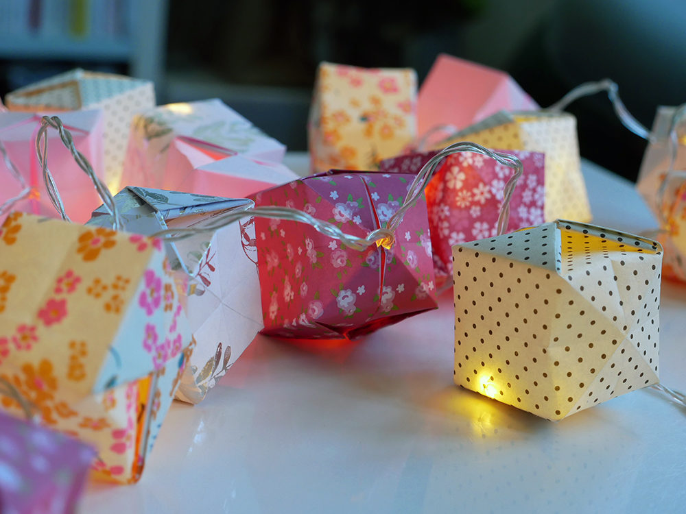 Guirlande Lumineuse En Origami