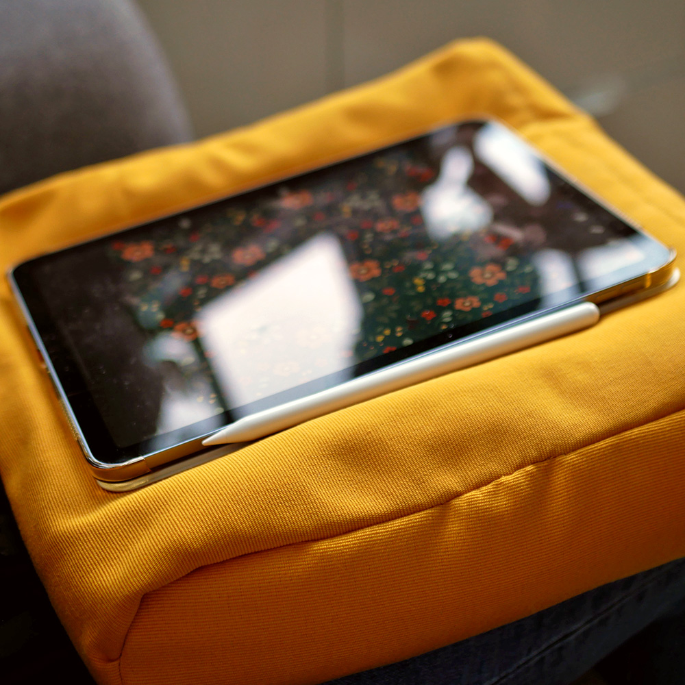 Tuto couture : un coussin pour tablette numérique et iPad