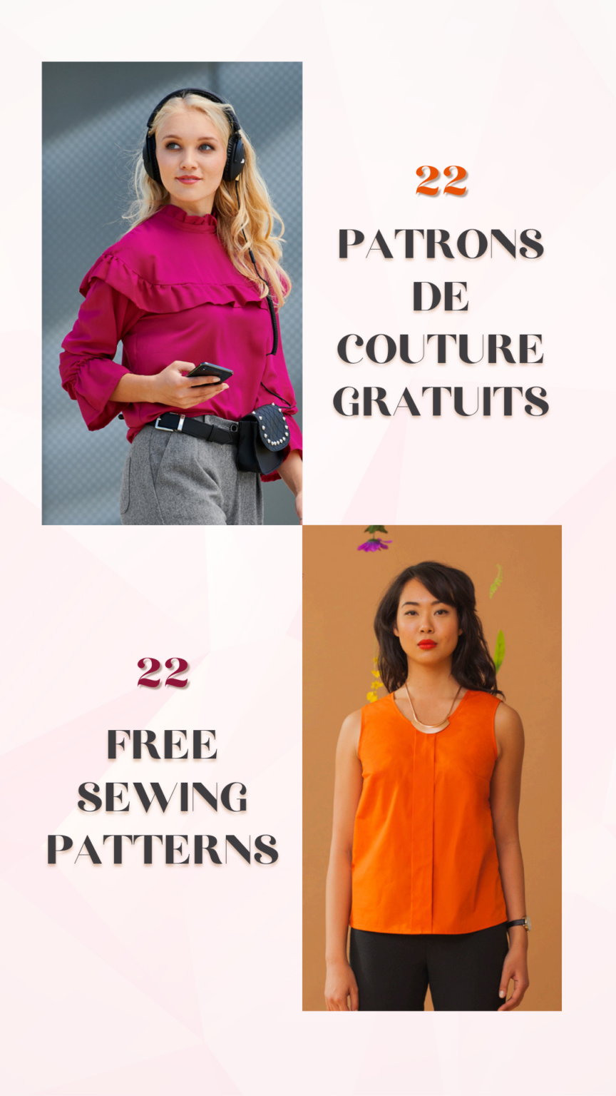 Couture : 22 patrons gratuits à télécharger en PDF