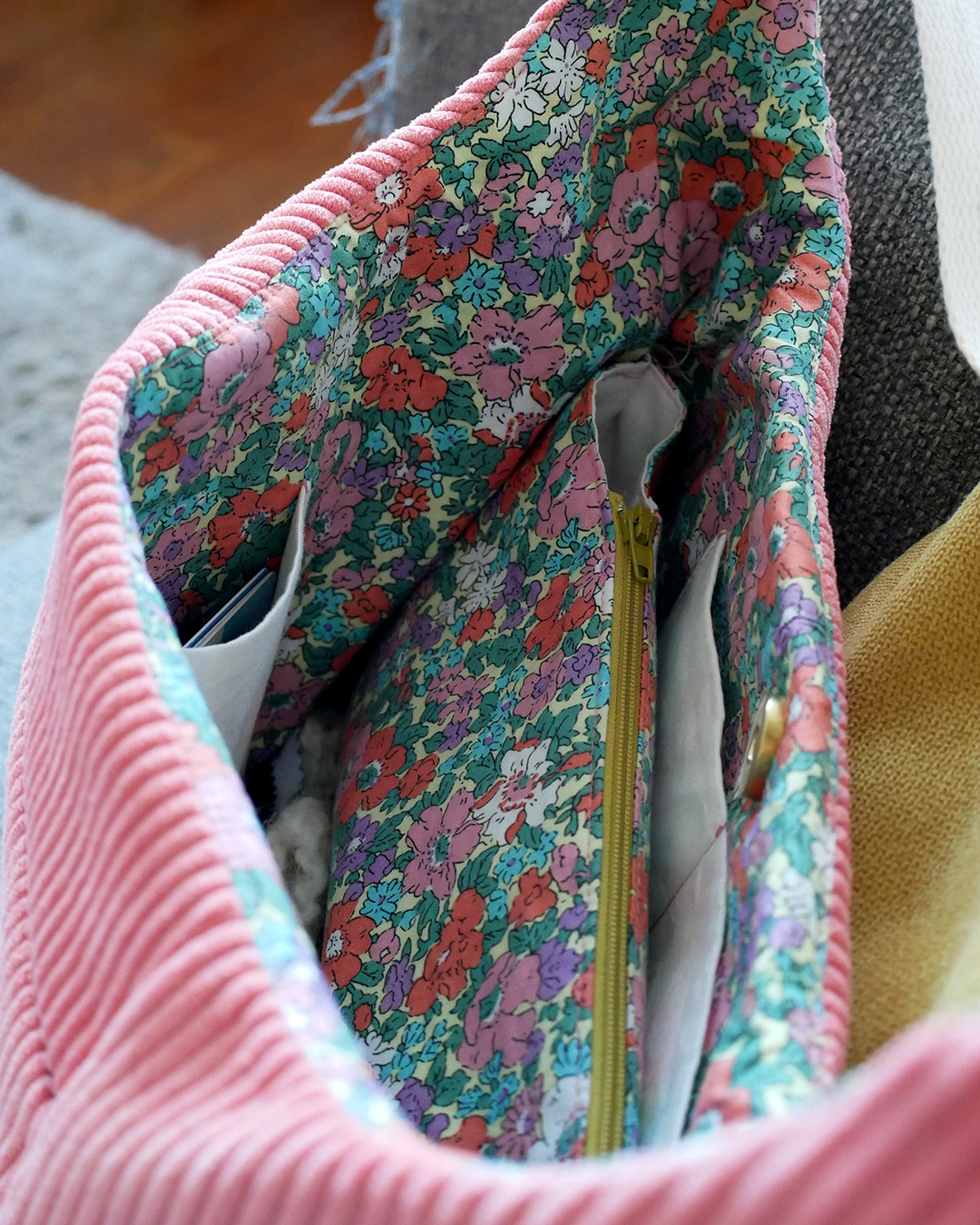 Couture : mon nouveau sac à main en velours - Les Projets Fantastiques ...